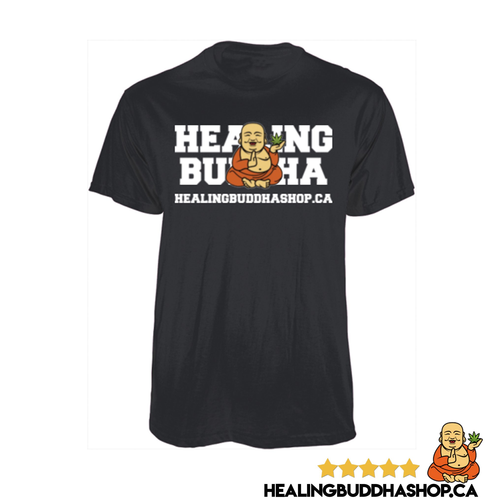 HBS Black T-Shirt - Limited Edition | HealingBuddhaShop.co