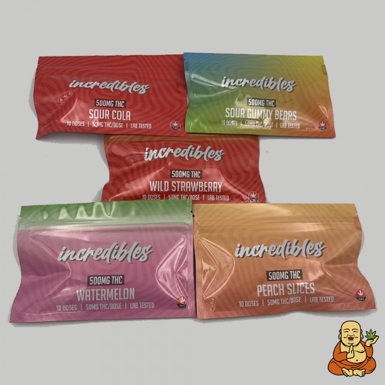 Incredibles 500MG THC Edibles | HealingBuddhaShop.co
